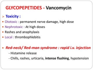 Macrolides & other drugs inhibiting bacterial protein synthesis | PPTX
