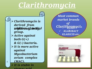 Macrolides by Mohammed Zamir Mirza | PPT
