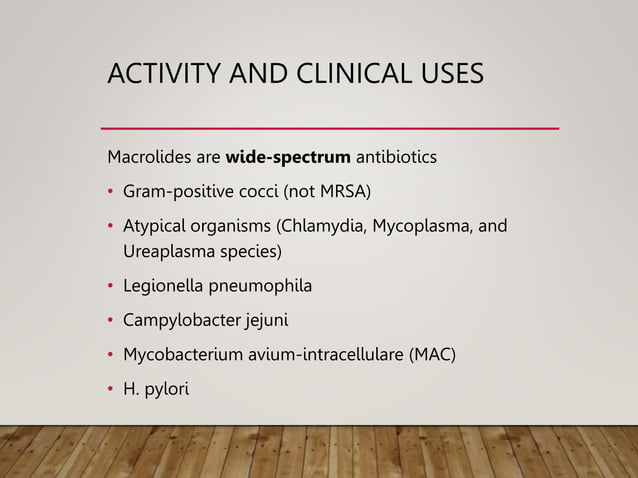 Macrolides, Fluoroquinolones and Broad spectrum antibiotics.pptx