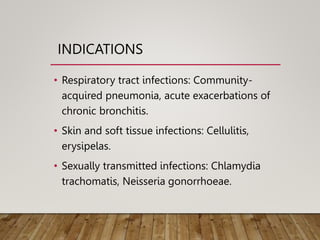 Macrolides, Fluoroquinolones and Broad spectrum antibiotics.pptx
