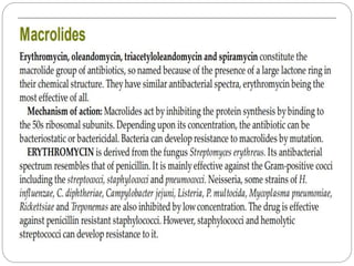 Macrolides ppt | PPT