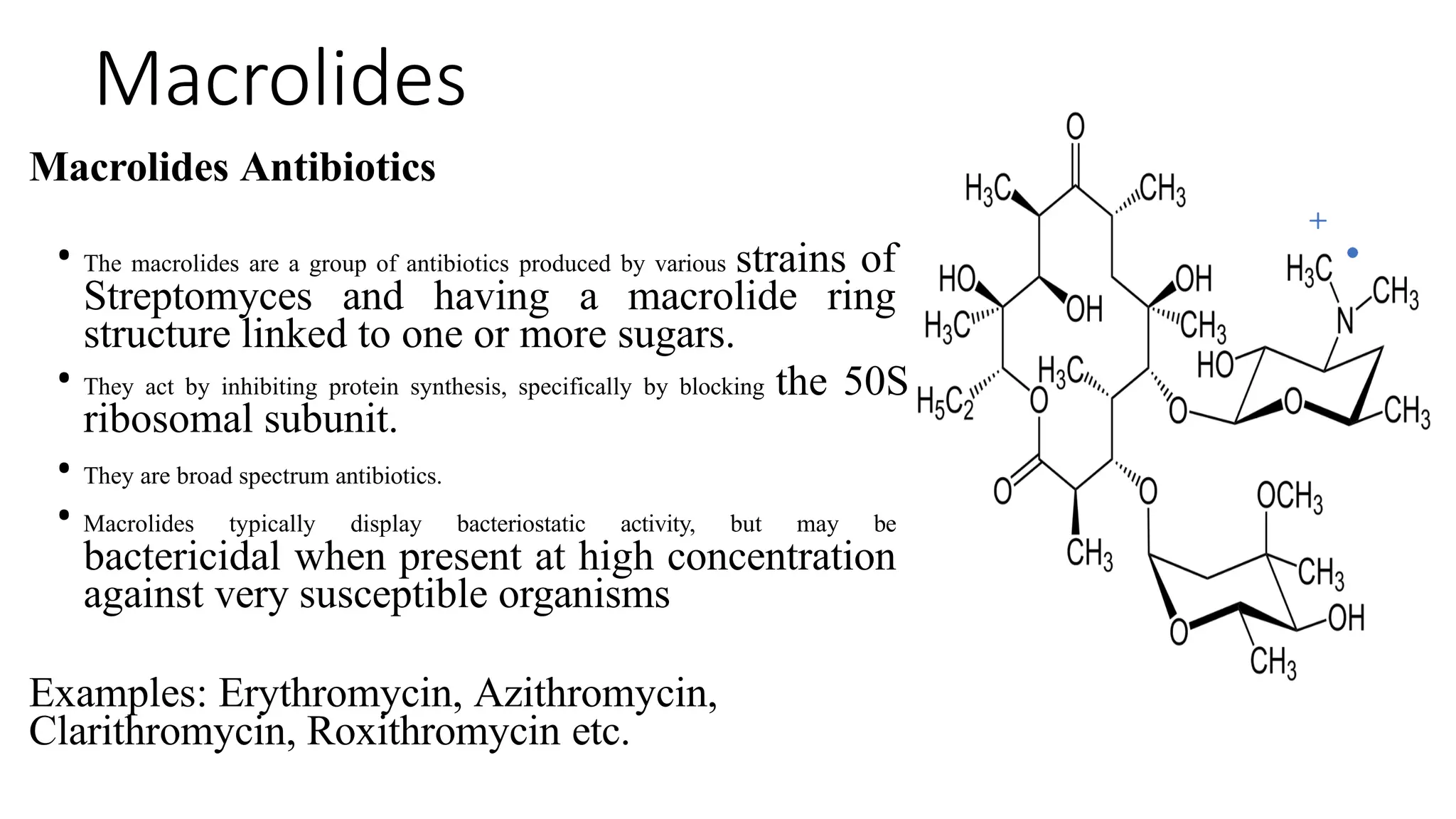 macrolides, Structure activity relation ship PRESENTATIONS.pptx