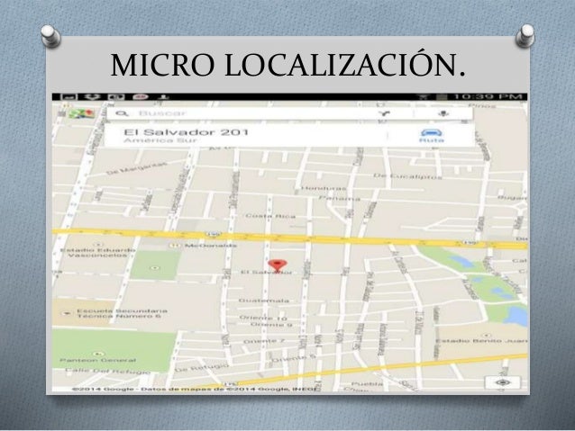Macro localización y micro localización