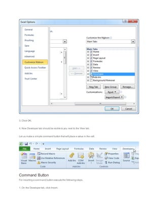 Tutorials on Macro | DOCX