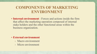 Macro marketing environment | PPTX