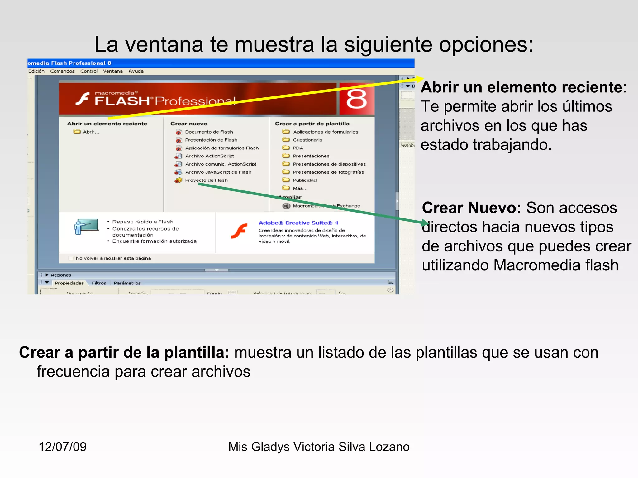 Tutorial Macromedia Flash 8 Sesión 1 Ppt