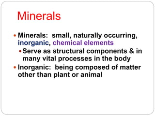 Macro minerals | PPTX