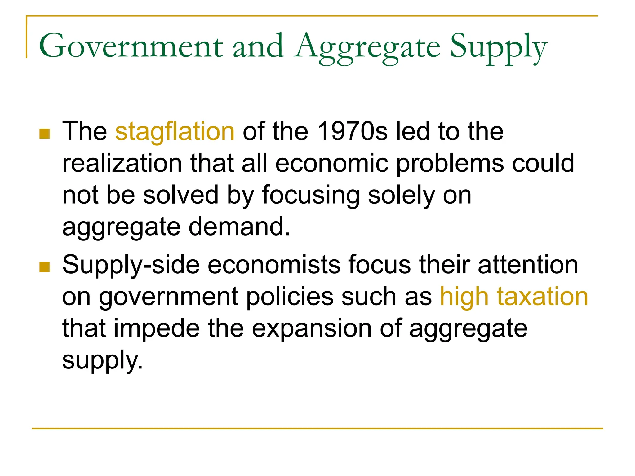Macro Module 36 - SUPPLY SIDE ECONOMICS.ppt