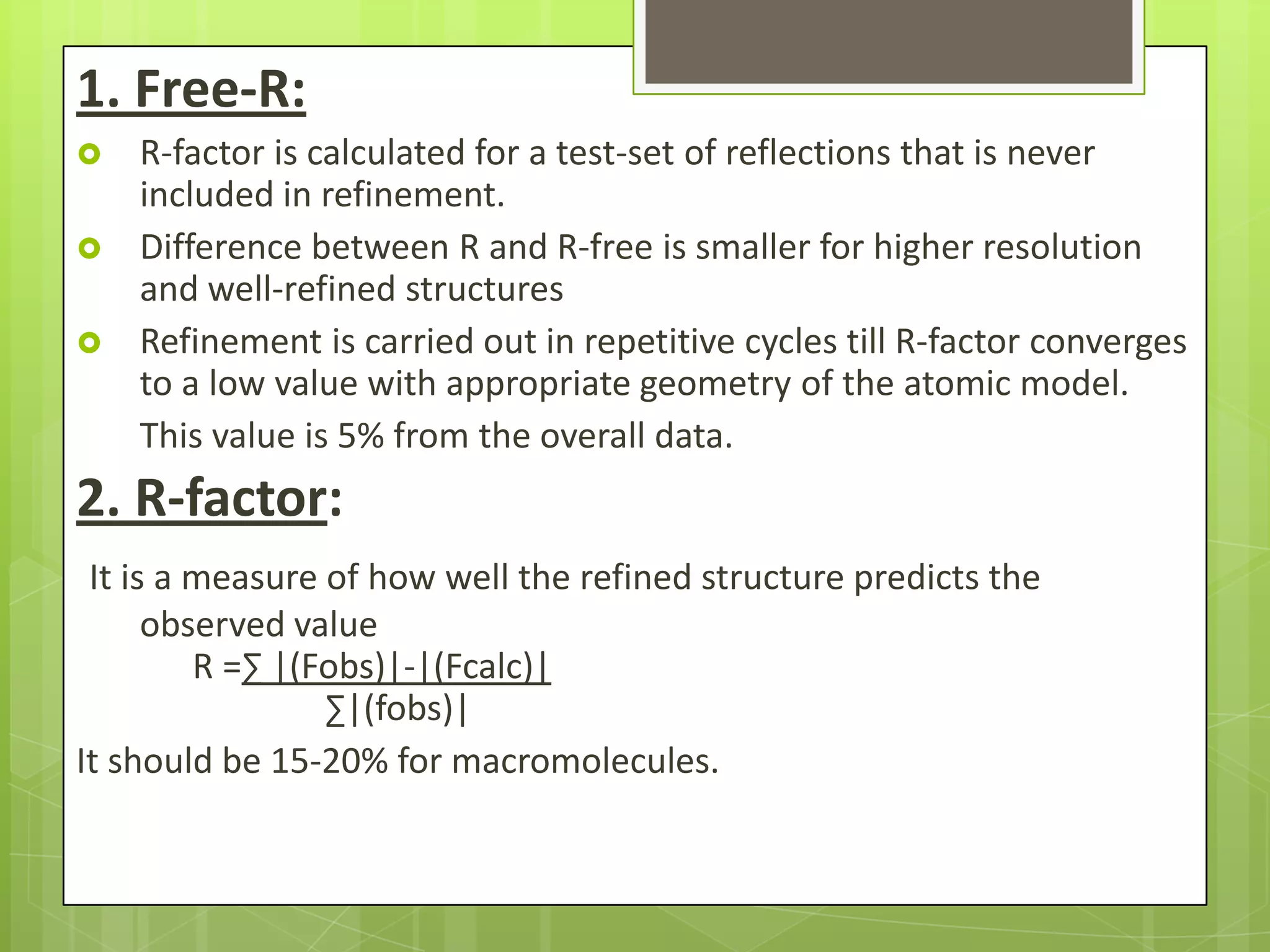 Macromolecular structure determination | PPTX
