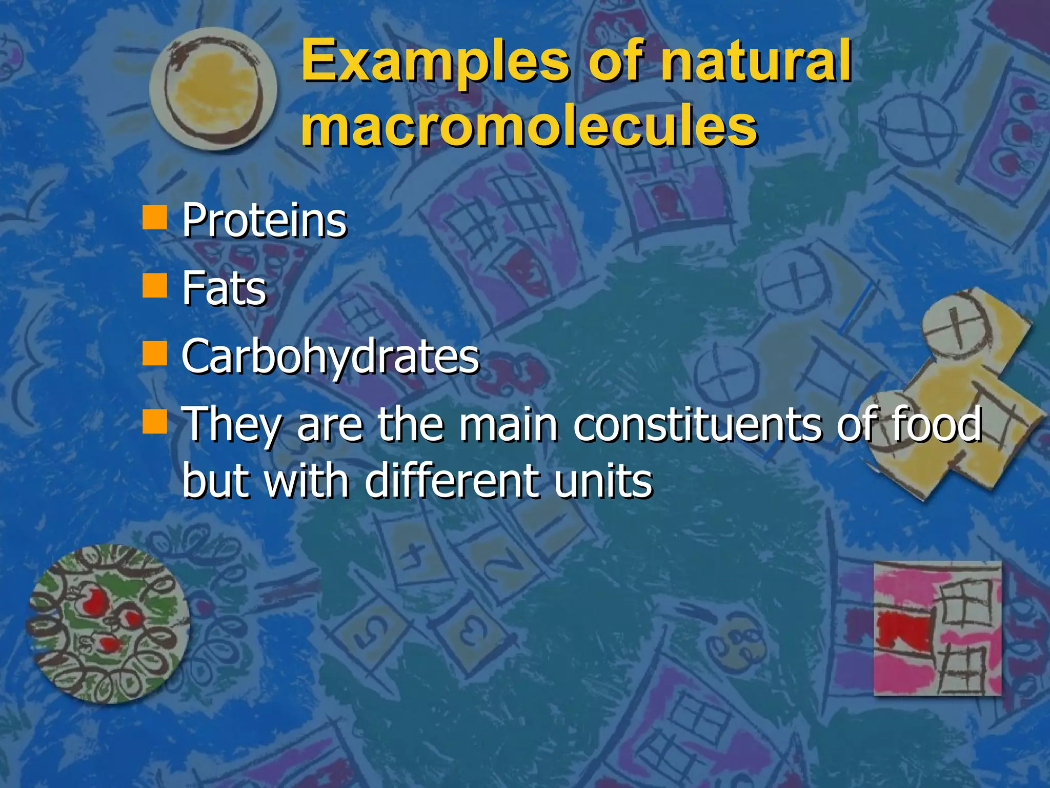 Chemistry Macromolecules | PPT