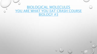 Macromolecules Notes | PPTX