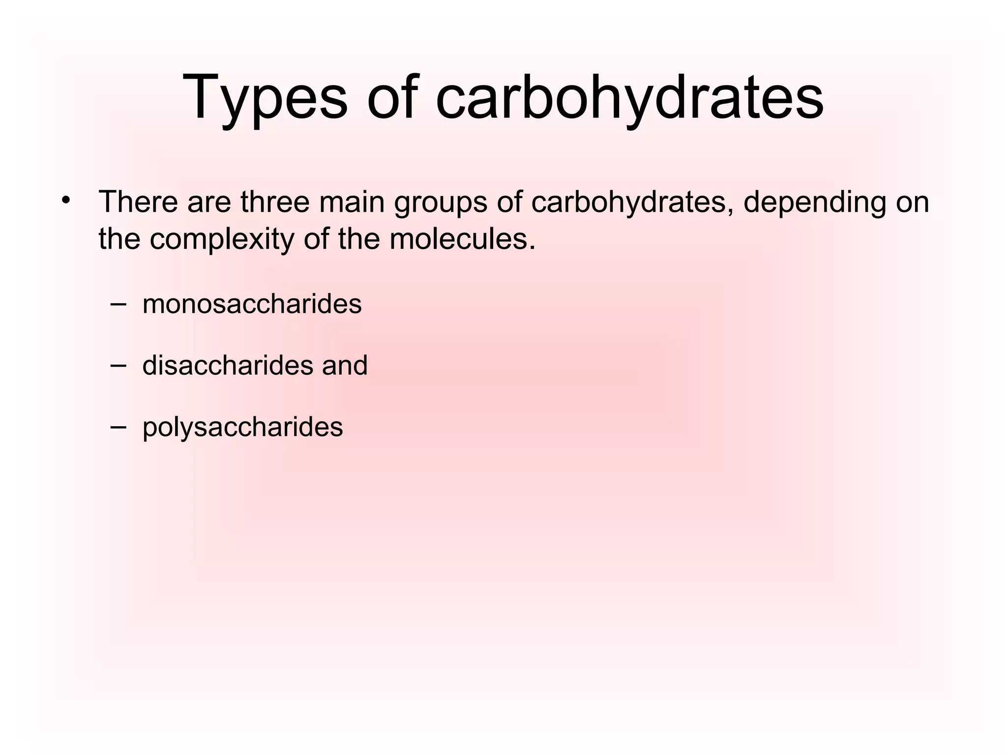 Macromolecules carbohydrates | PPT