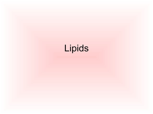 Macromolecules lipids | PPT