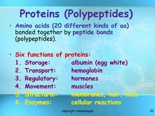 Macromolecules1 | PPTX | Chemistry | Science