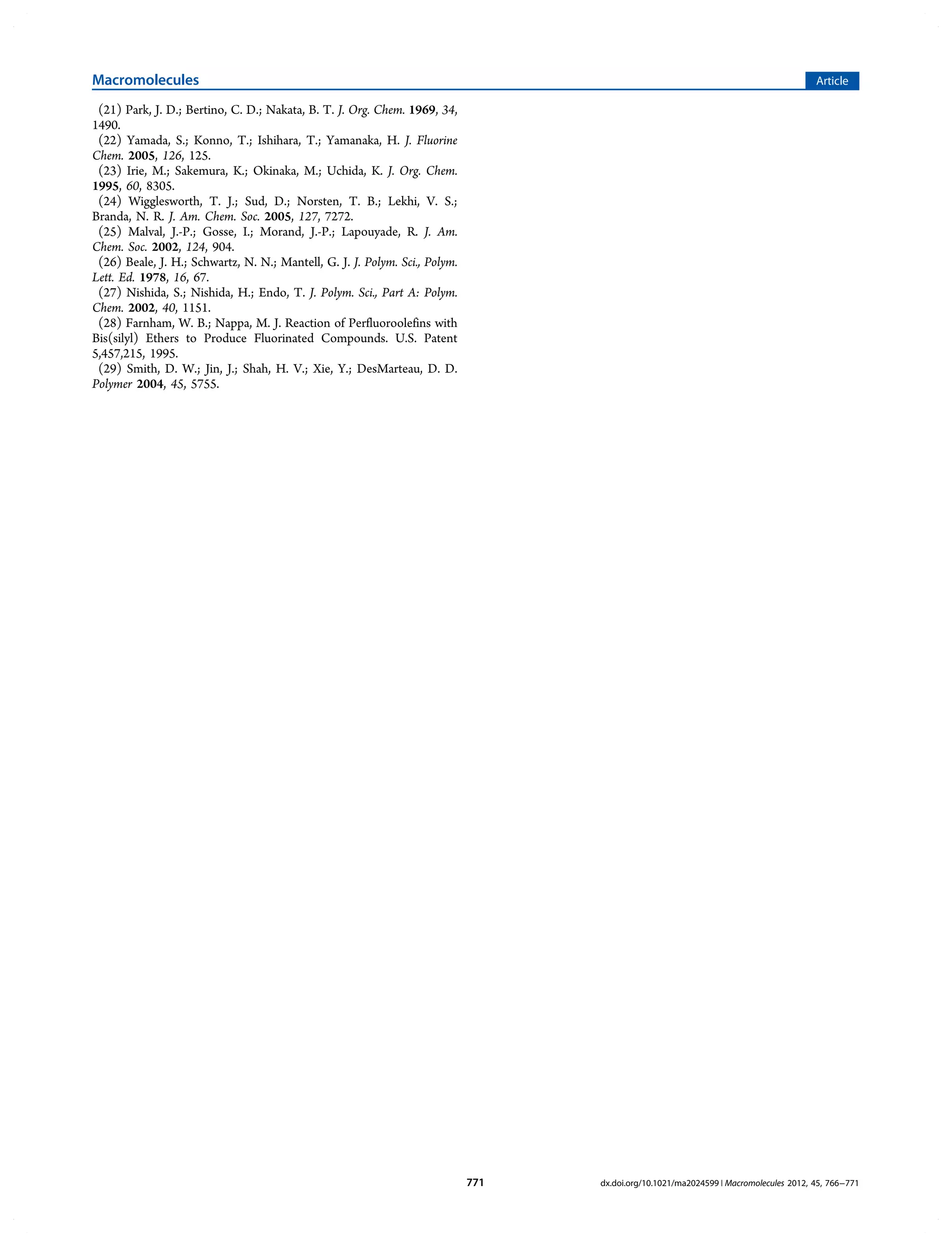 Perfluorocyclopentenyl (PFCP) Aryl Ether Polymers via Polycondensation ...