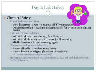 Macromolecules mystery lab day 2 | PPT