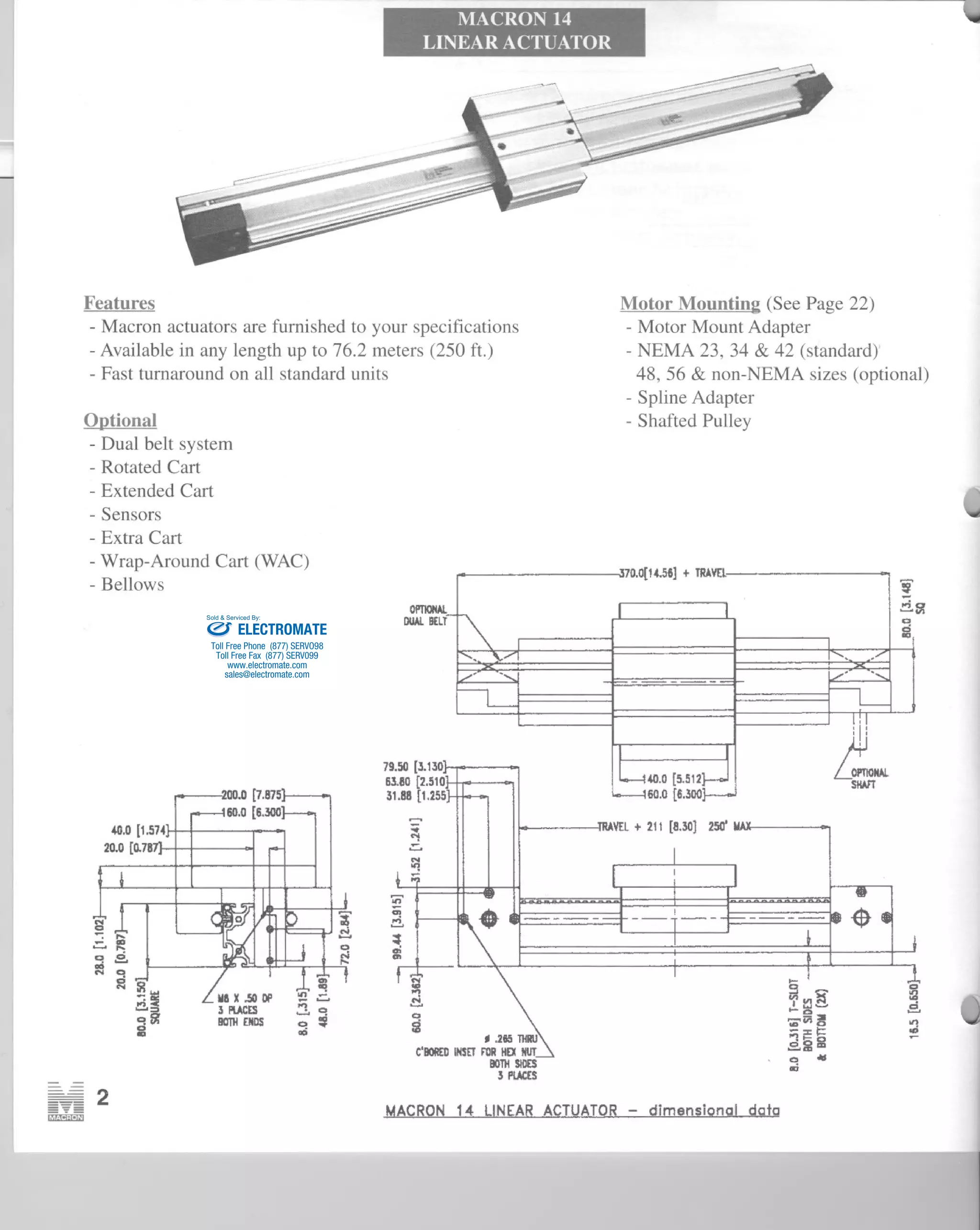 Macron 14 specsheet | PDF