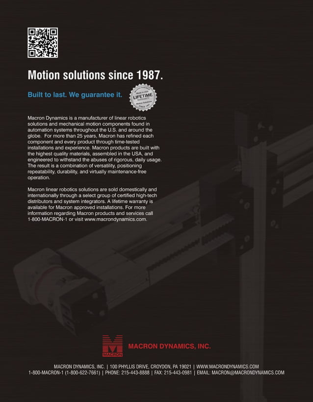 Macron dynamics brochure | PDF