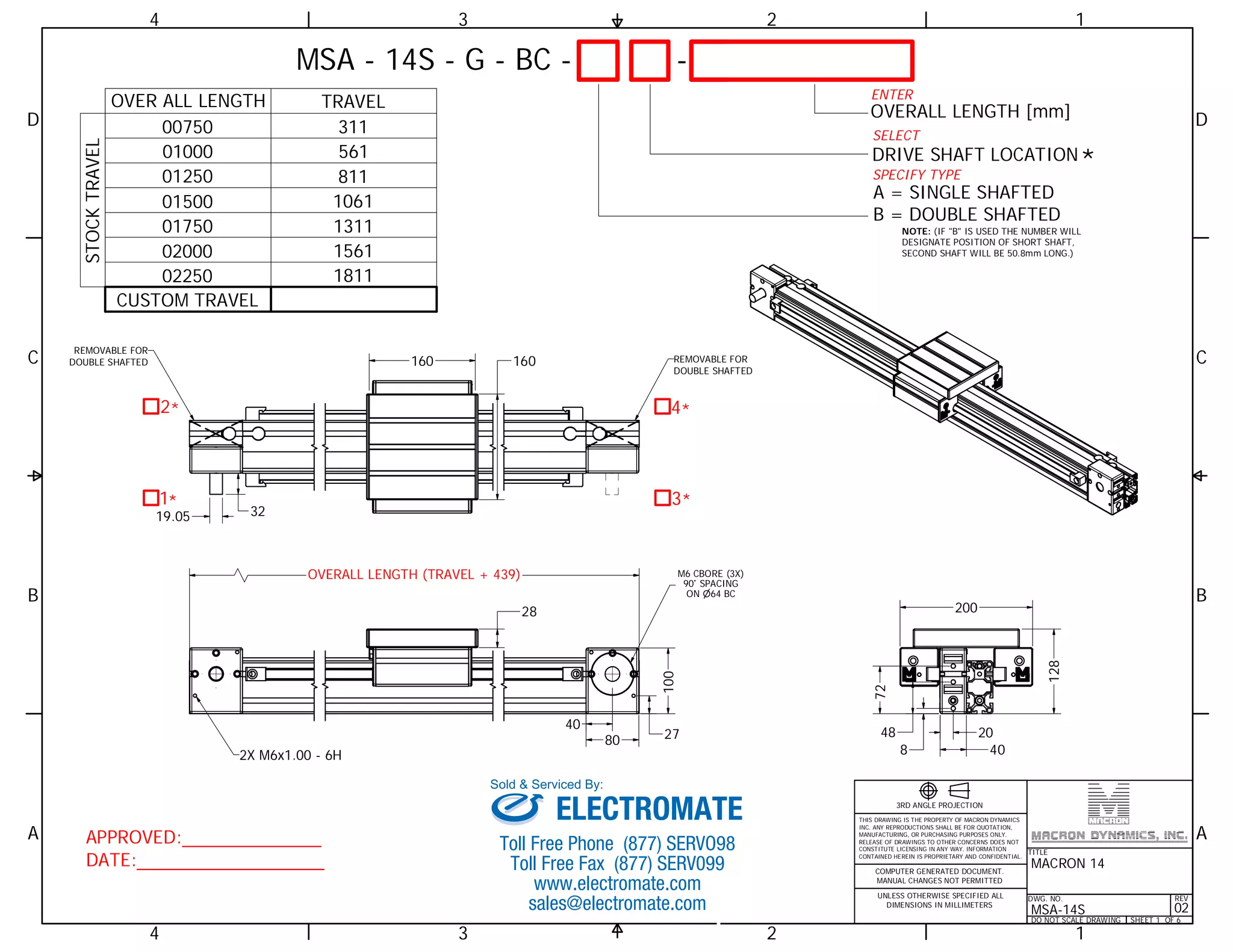 Macron dynamics msa_14s_specsheet | PDF