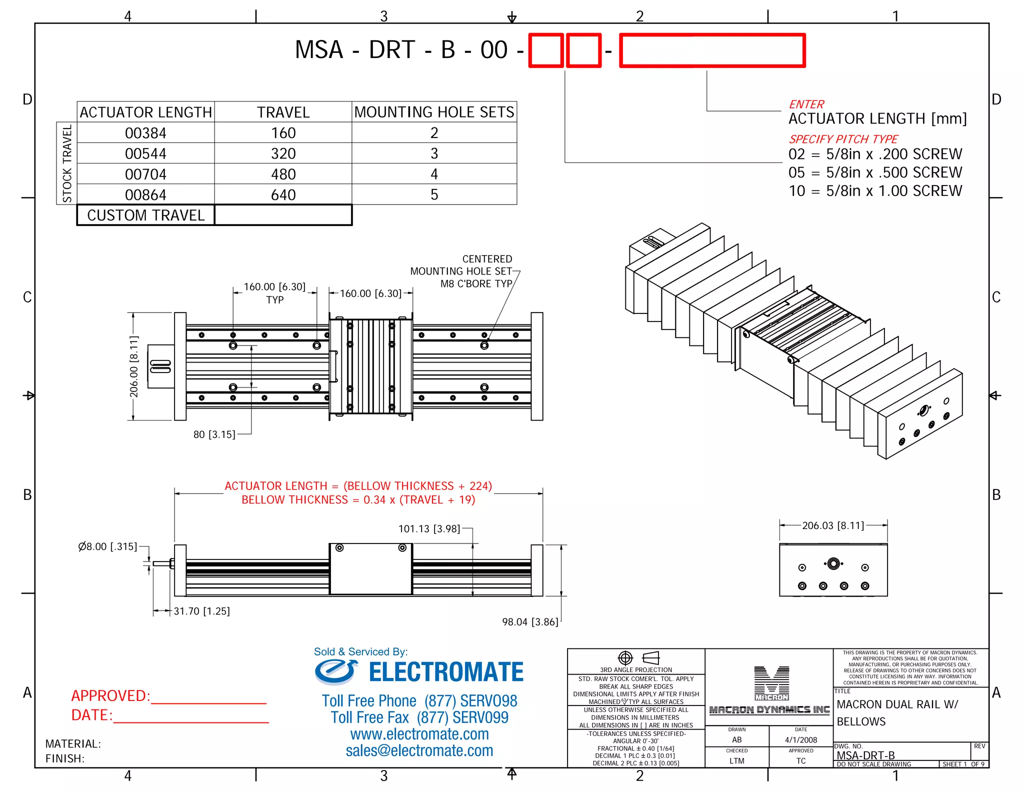 Macron dynamics msa_drt_w_specsheet | PPT