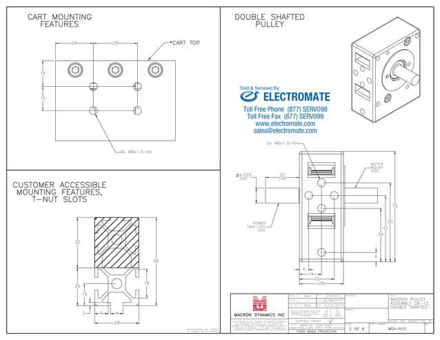 Macron dynamics msa_r15_specsheet | PPT