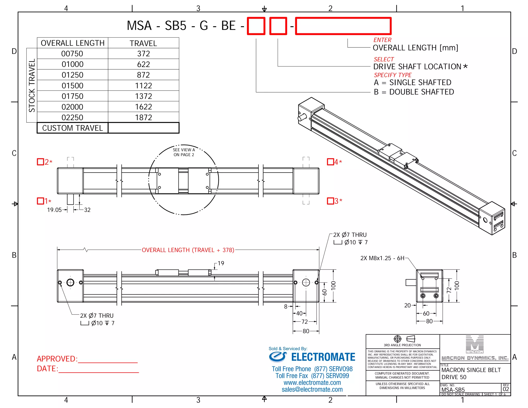 Macron dynamics msa_sb5_specsheet | PDF
