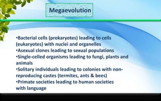 Macro n megaevolution | PPTX