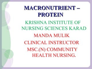 macro_nutrient_25-1 detailed presentation | PPT