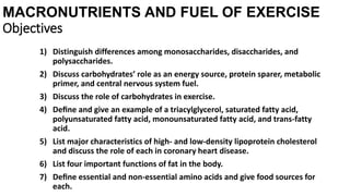 Macronutrients and fuel | PPT