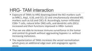 Macrophage polarization by HRG and its effects on Tumor | PPT
