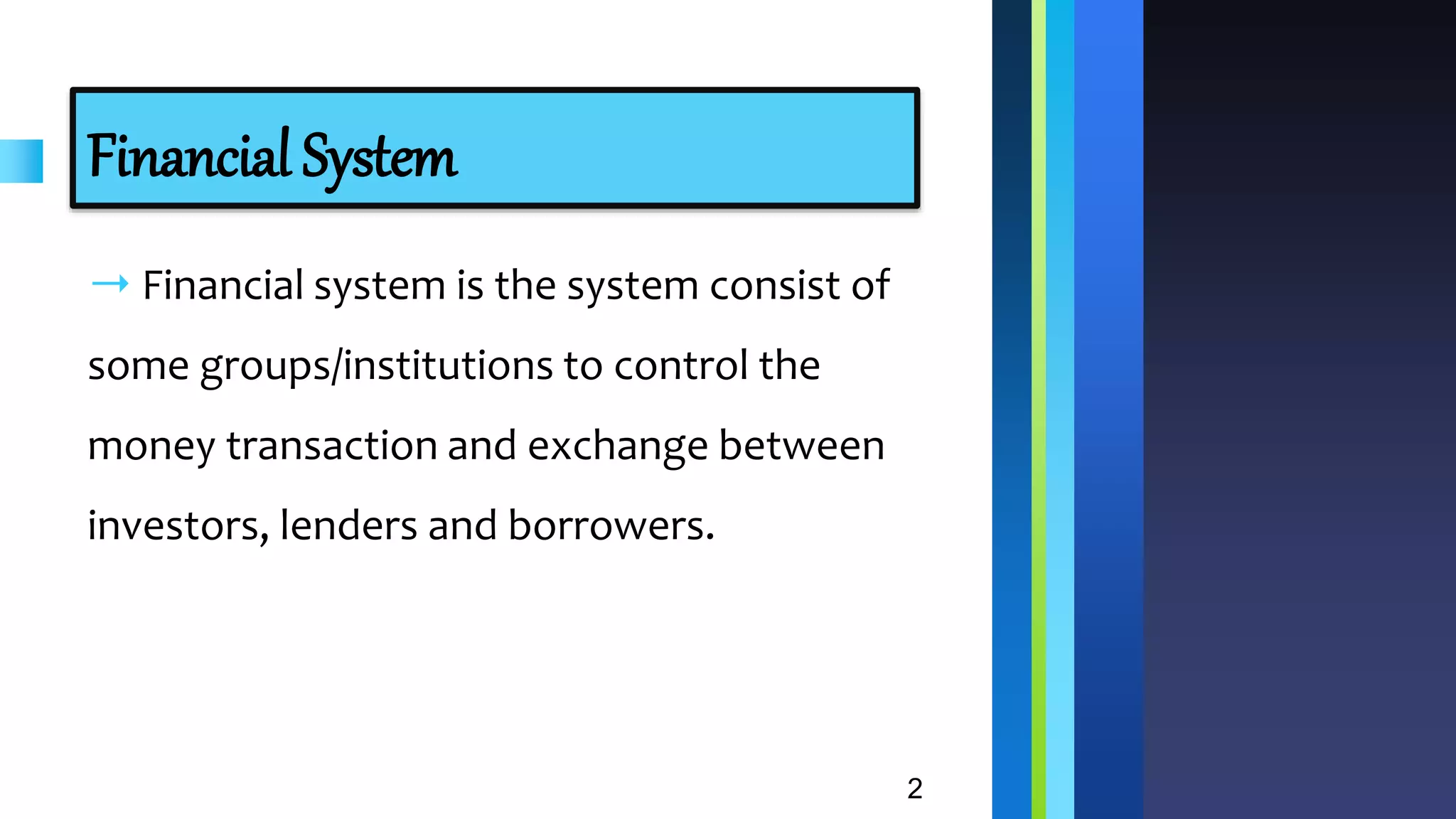 Saving, Investment and the Financial system. | PPT