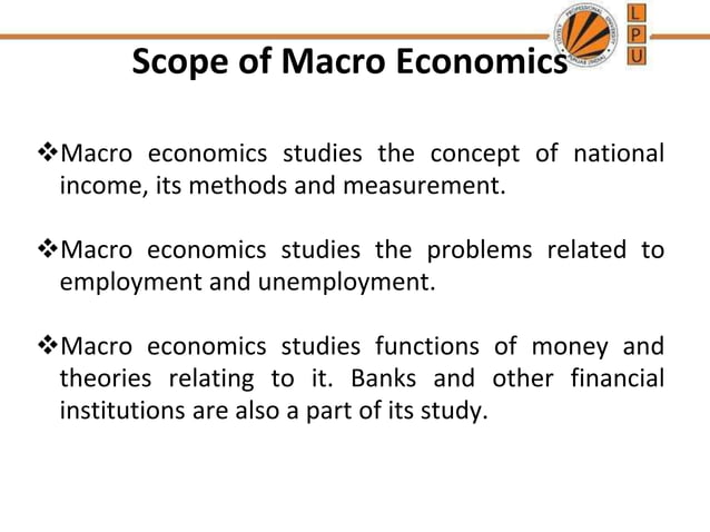 Macro Economics PPT | PPTX