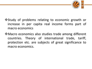 Macro Economics PPT | PPTX
