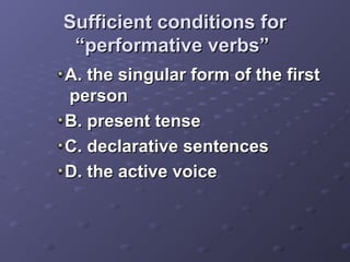 Macro pragmatics Austen's speech act and Searle's five majore speech ...