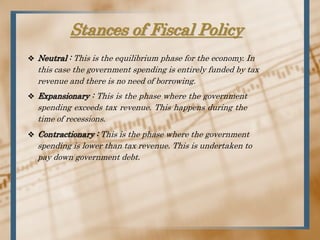 Fiscal policy( m us q) | PPT