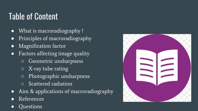 MACRORADIOGRAPHY.pptx | Photography | Arts and Crafts