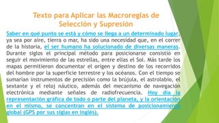 Macrorreglas de seleccion y supresion van dijk | PPTX | Geography | Science