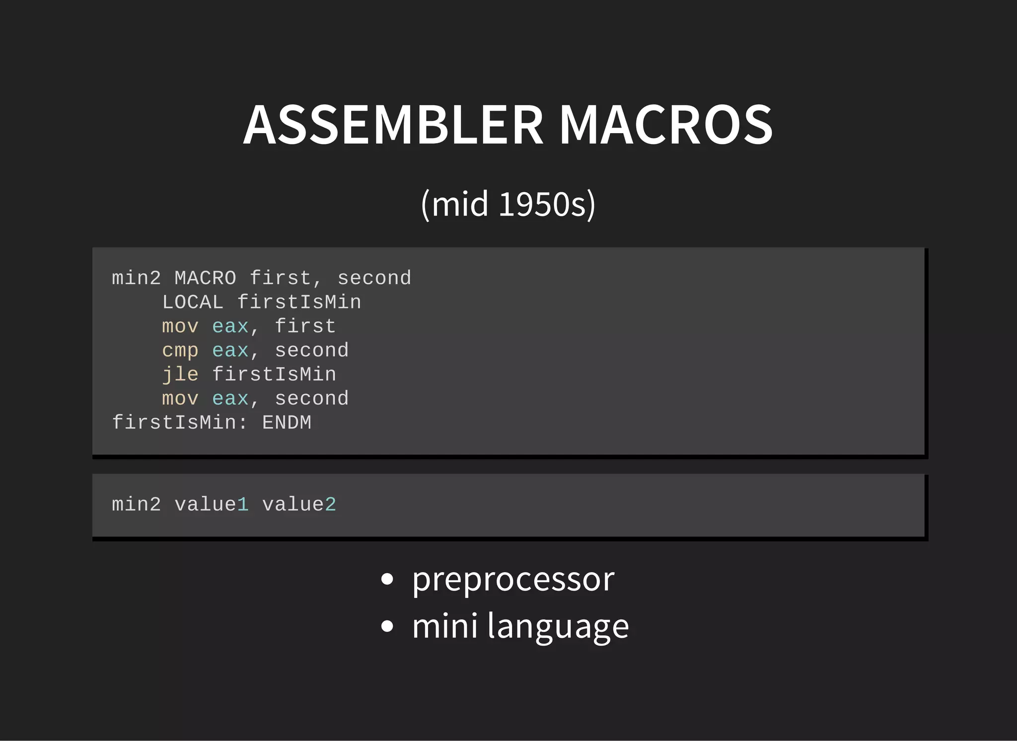 Evolution of Macros | PDF