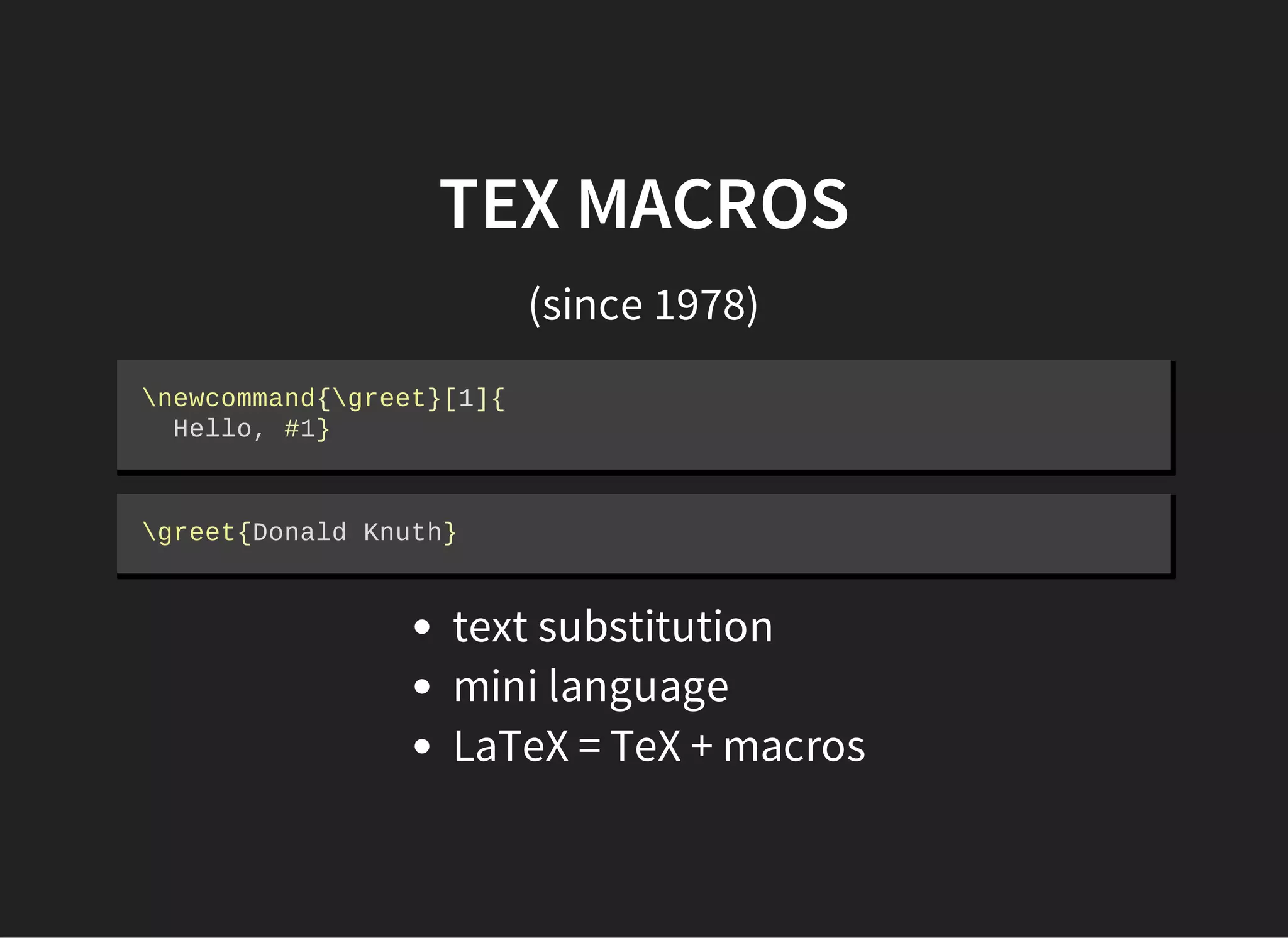 Evolution of Macros | PDF