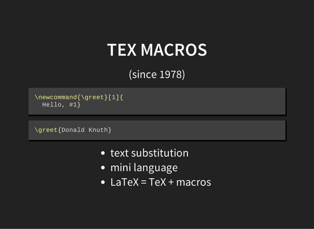 Evolution of Macros | PPT
