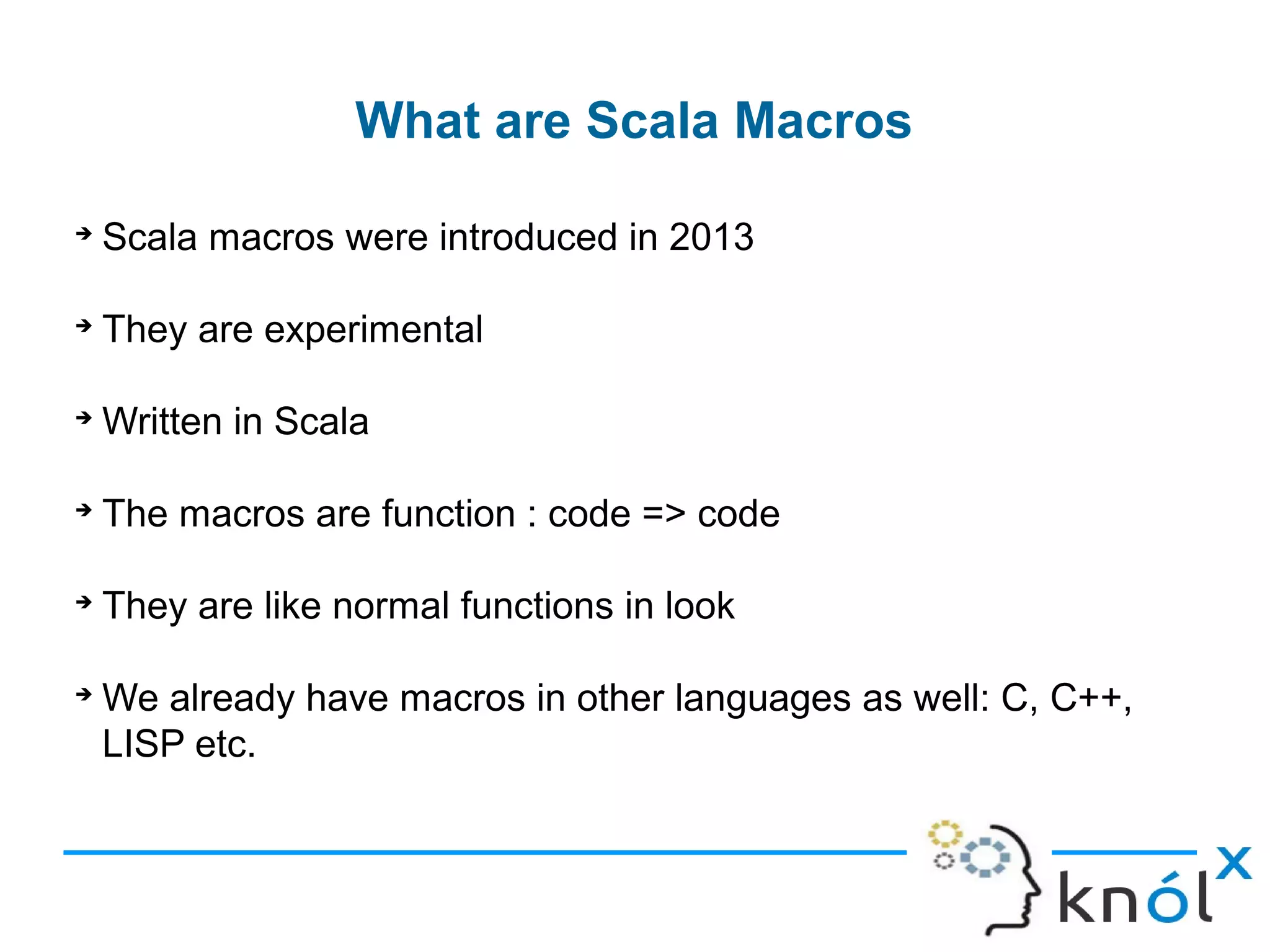 Introduction to Scala Macros | ODP