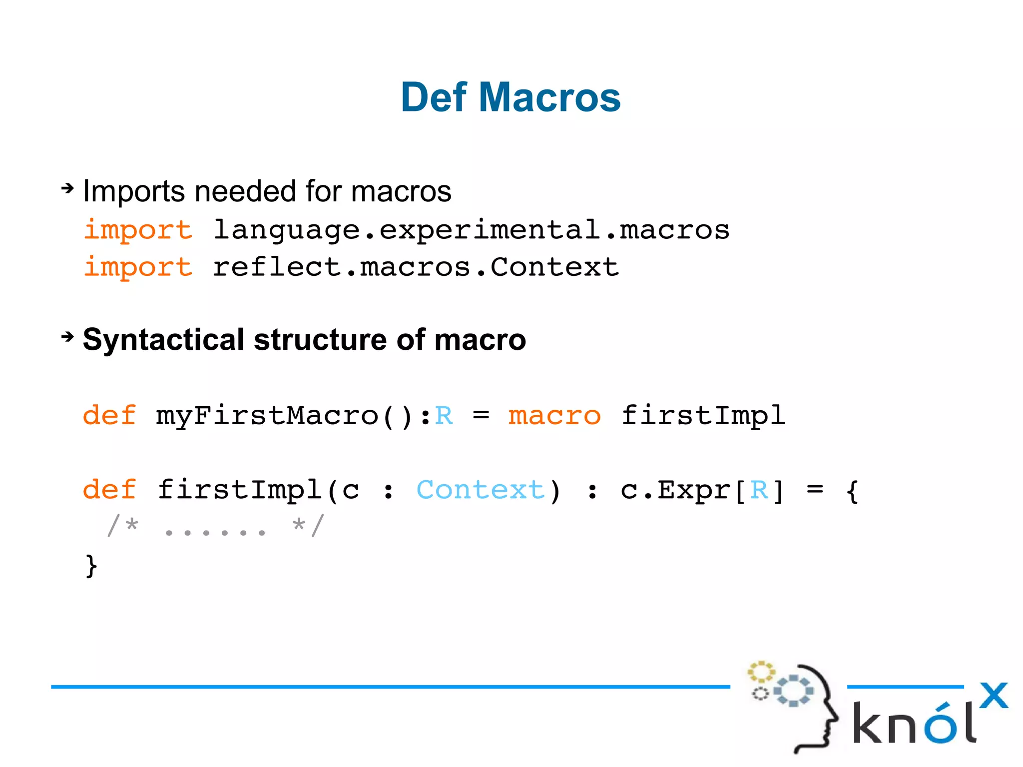 Introduction to Scala Macros | ODP