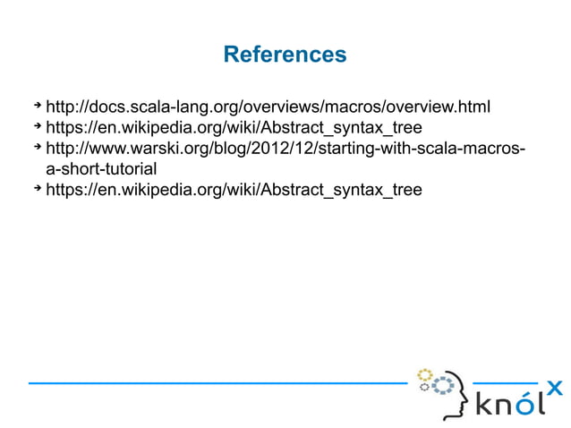 Introduction to Scala Macros | PPT Introduction to Scala Macros | PPT