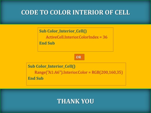 Macros Code For Protecting And Unprotecting Sheets Ppt