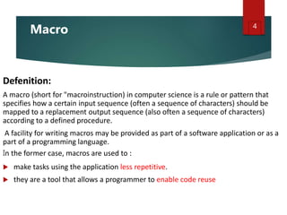 Macros in excel | PPT