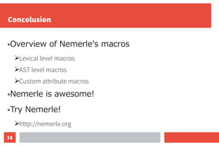 Macros in nemerle | PDF
