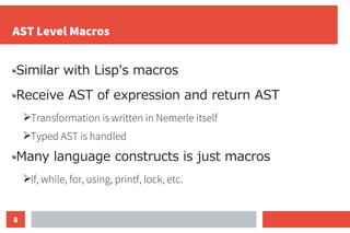 Macros in nemerle | PDF | Programming Languages | Computing