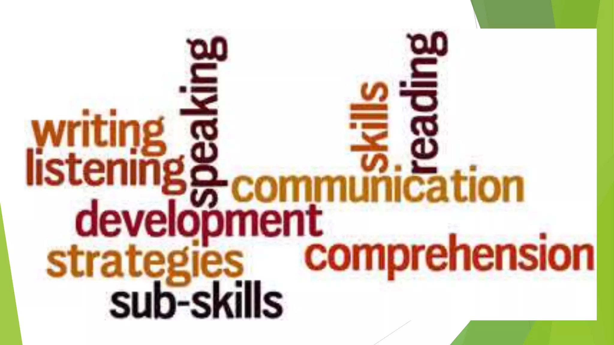Macro skills in learning | PPTX