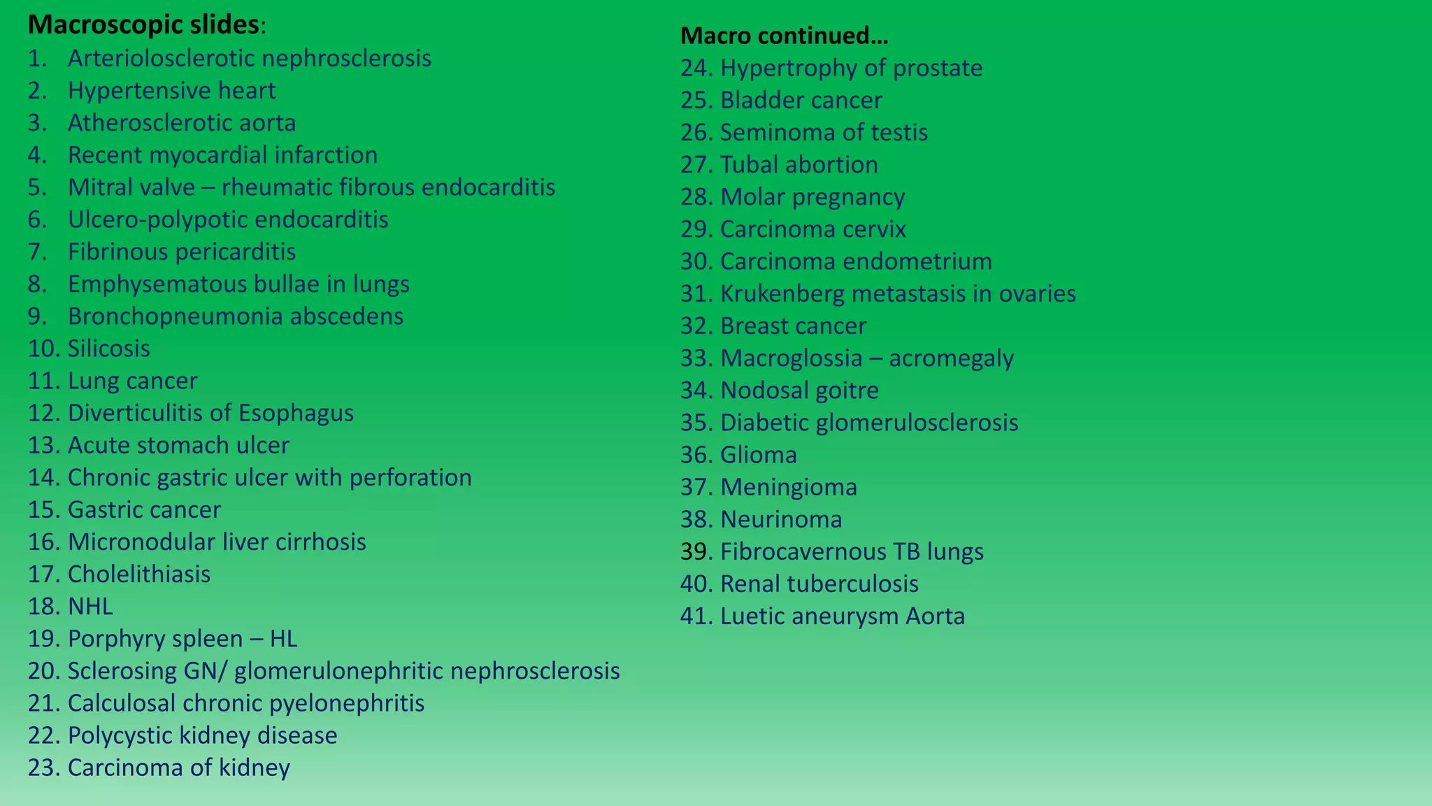 PMU third/fourth year Clinical pathoanatomy Part 3 | PPTX