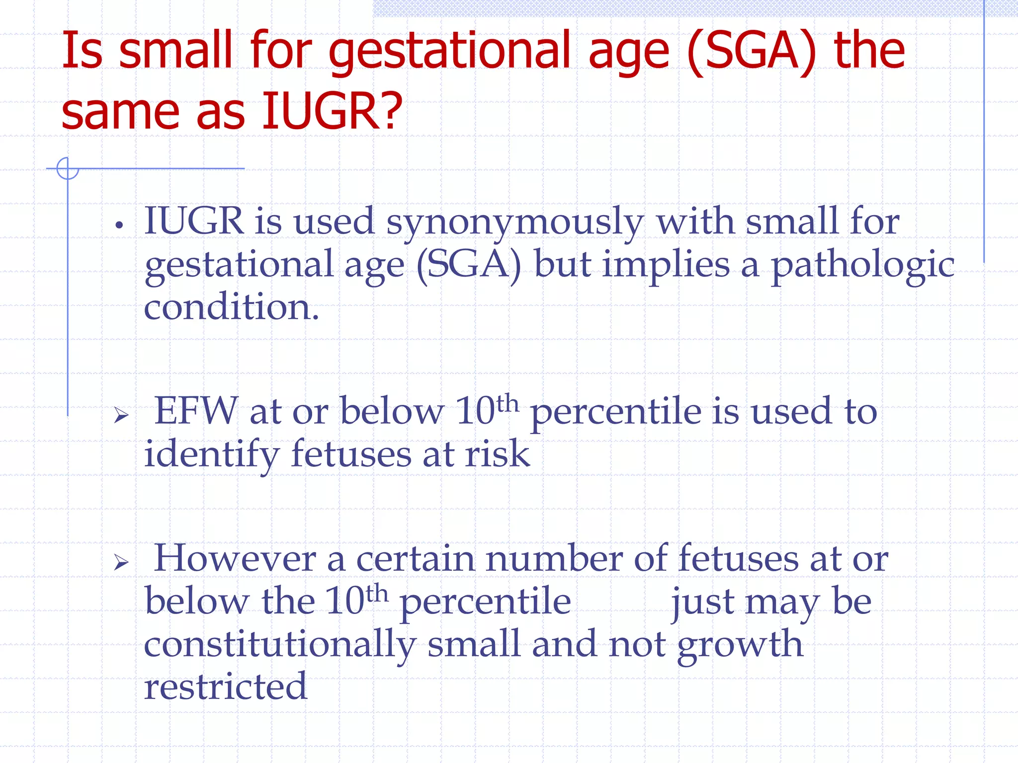 Macrosomia and iugr with case study for undergraduare | PPSX